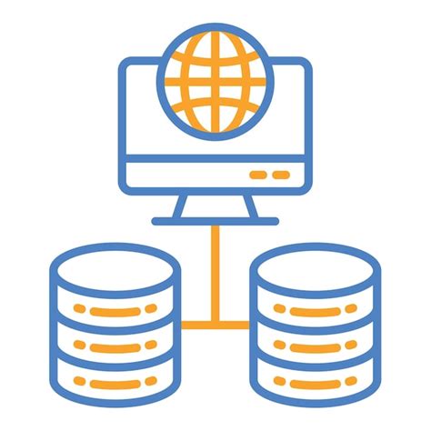 데이터 네트워크 아이콘 프리미엄 벡터