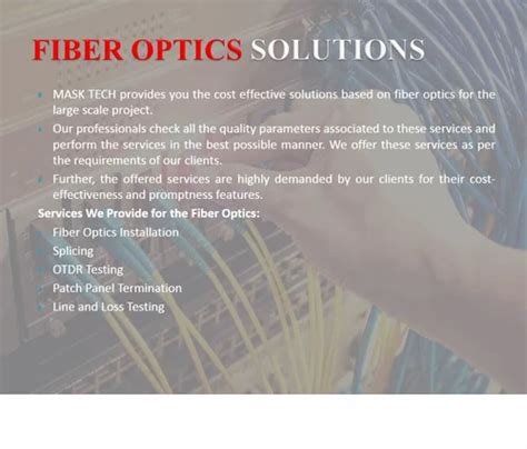 Otdr Testing Services In Ahmedabad By Mask Tech Solutions Id 2853084928088