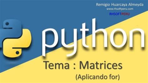 Descubre Cómo Crear Una Matriz En Python En Simples Pasos Actualizado Octubre 2025