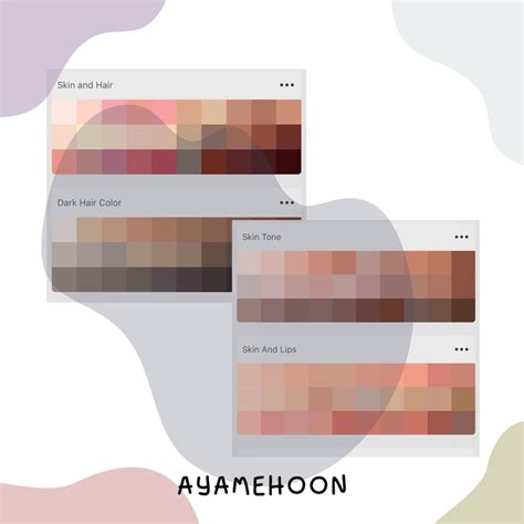 Procreate Color Palette Procreate Color Swatches Procreate Etsy