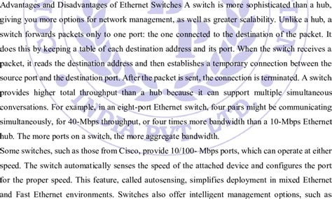 Advantages And Disadvantages Of Fast Ethernet Hubs Download Scientific Diagram