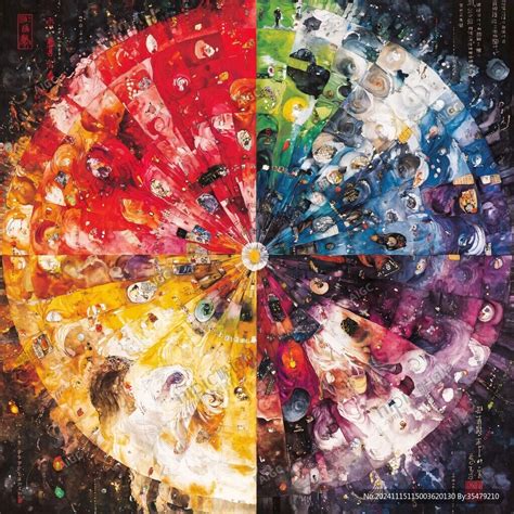 Ai创作图24节气系列 星座数码印花 二十四节气系列 炫彩星座12星座图 酷炫星座图案 二十四节气十二生肖 二十四节气全图 十二星座插画海报 十二生肖系列 时间演绎系列 十二星座海报 五行文化