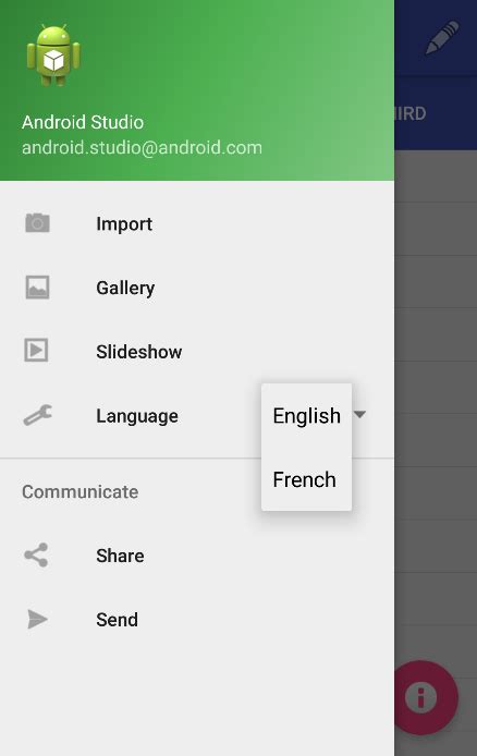 Android How To Add Spinner On Navigationview Stack Overflow