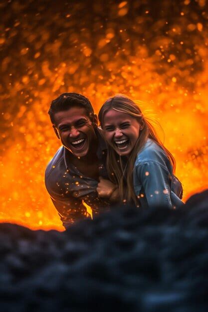 Premium Ai Image Cute Couple Photograph