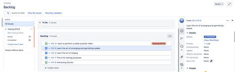 How To Add Issues In In Progress Status To An Epic On A Kanban Board When Epic Link Field Is