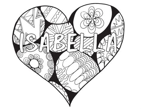 Isabella Coloring Page Printables Coloring Nation