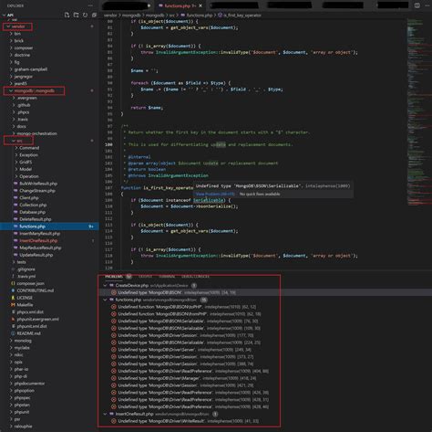 Php Namespace MongoDB BSON And MongoDB Drivers Are Missing Stack Overflow