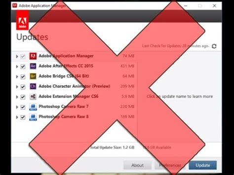How To Disable Adobe Application Auto Updates Notifications YouTube