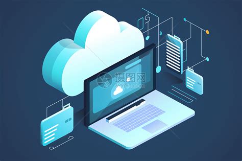 云技术的远程访问插画图片下载 正版图片600121373 摄图网