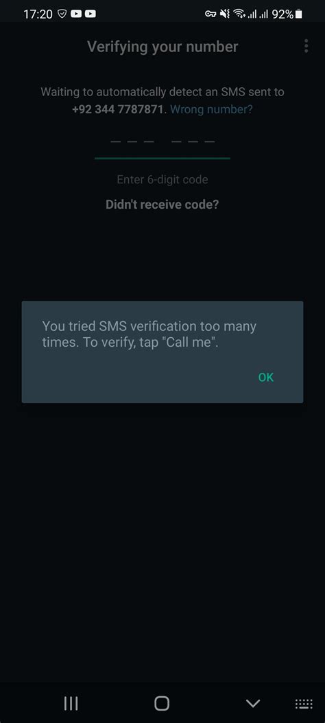 Whatsapp Verification Code Problem Rwhatsapp