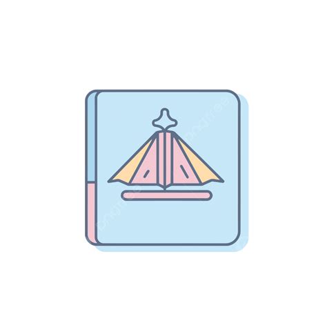 파스텔 색상의 비행기가 있는 책 아이콘 벡터 흰색 바탕에 법률 서적을 묘사한 직계 아이콘 Flaticon 및 드리블에 의한
