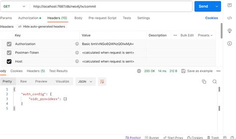 Error When Making Requests To A Neo4j Api Ask The Experts And Postman
