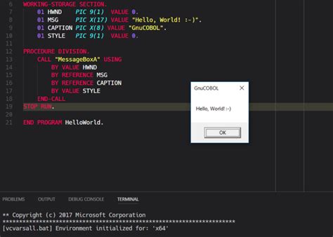 Gnucobol On Windows From Compilation To Helloworld Coding
