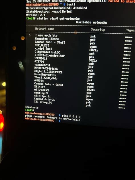 After Fresh Install Network Is Unreachable Rgentoo