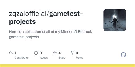 Github Zqzaiofficialgametest Projects Here Is A Collection Of All