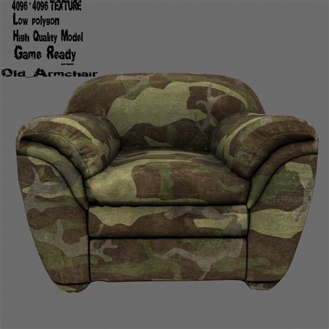 Sillón Modelo 3d 6 Obj Free3d