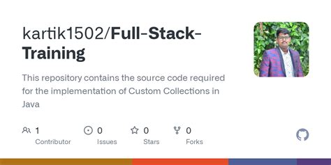 Github Kartik1502full Stack Training This Repository Contains The Source Code Required For
