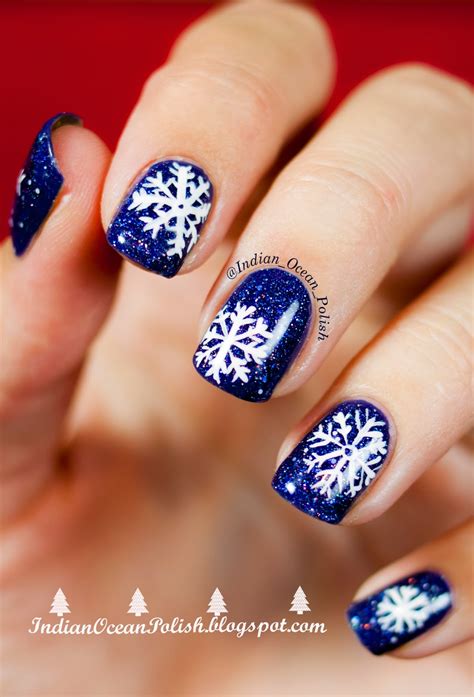 Indian Ocean Polish Christmas 2013 Nail Art Ideas Simple And Not So