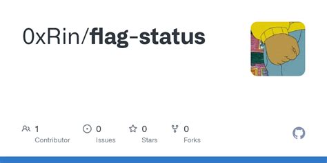 Github 0xrin Flag Status