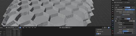 Uv Geometry Nodes Image Texturing Doesnt Extrude In Normal Vector