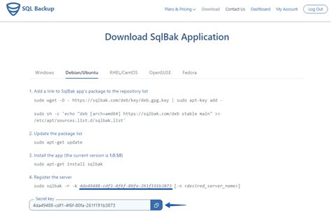 How To Connect Server To Sqlbak Debian Ubuntu Sqlbak Blog