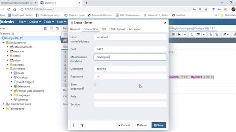 privilégios postgresql grant revoke youtube