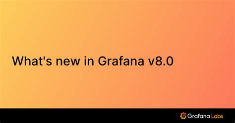 Whats New In Grafana V8 0 Grafana Documentation