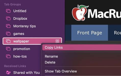How To Use Safari Tab Groups In Macos Macrumors