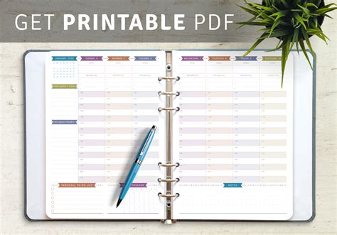 Weekly Schedule Templates Download Printable And Digital