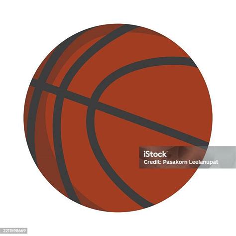 농구 공 현실적인 벡터 일러스트 레이 션 팀 스포츠 게임 고무 액세서리 흰색 배경에 여가 활동 목록 Championship에 대한 스톡 벡터 아트 및 기타 이미지 Istock
