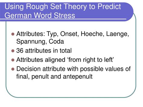 ppt example applications of rough sets theory a survey powerpoint