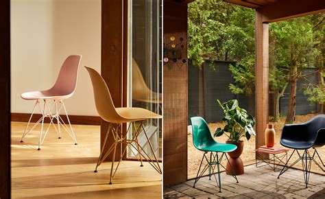 Eames Molded Plastic Side Chair Herman Miller X Hay Hive