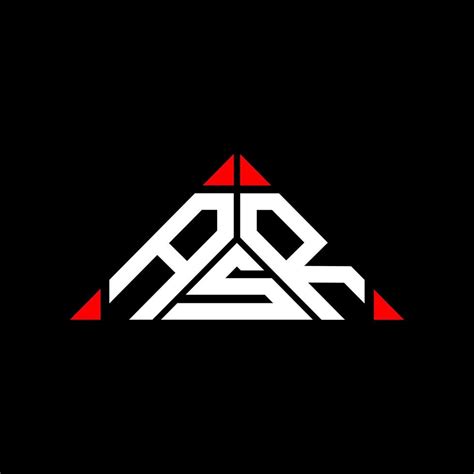 Asr Letter Logo Creative Design With Vector Graphic Asr Simple And