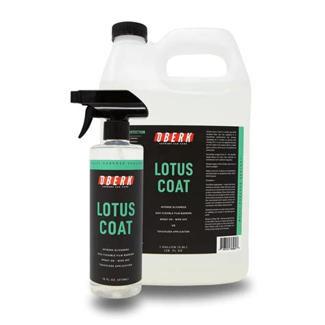 Oberk Lotus Coat Si02 Spray Sealnt Definitive Detailing Supplies