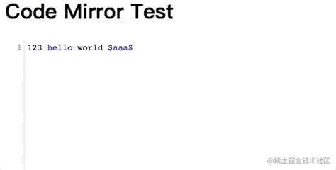 Codemirror入门指南 掘金