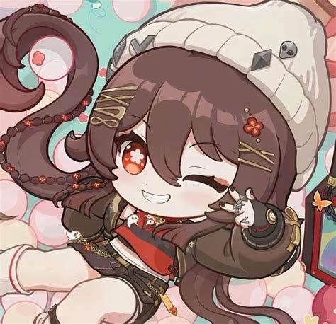 Gợi ý hình ảnh chibi Hutao siêu dễ thương cho dế yêu