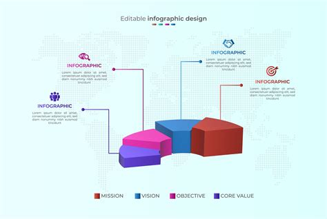 3d Pie Chart Infographic Graphic By Millionart708 · Creative Fabrica