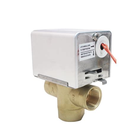 Three Way Two Way Valve Fcu Motorized Zone Valve Brass Valve Female Connection China Motorized