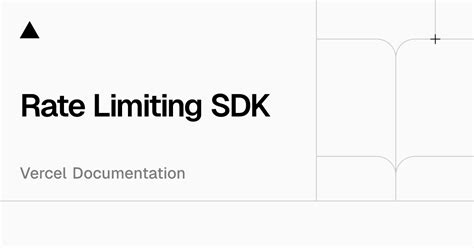 Rate Limiting Sdk