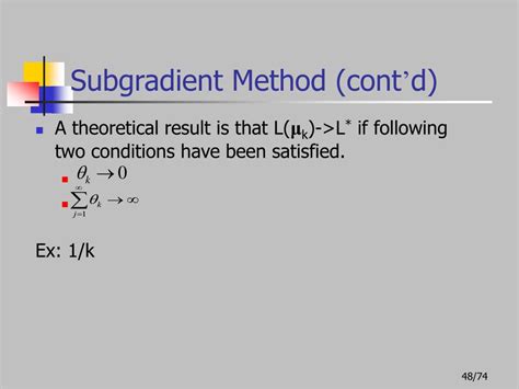 Ppt Lagrangian Relaxation And Network Optimization Powerpoint