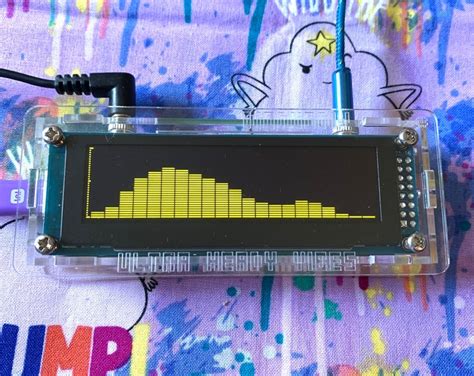 SOUNDWAVE OLED Audio Spectrum Analyzer VU Meter Visuzalizer Glitch Multi Fx Music