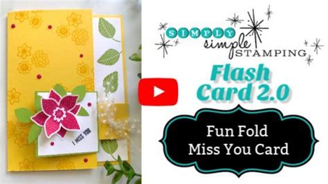 A Video Demonstrating How To Make A Flash Card For Someone S Birthday Or Other Special Occasion