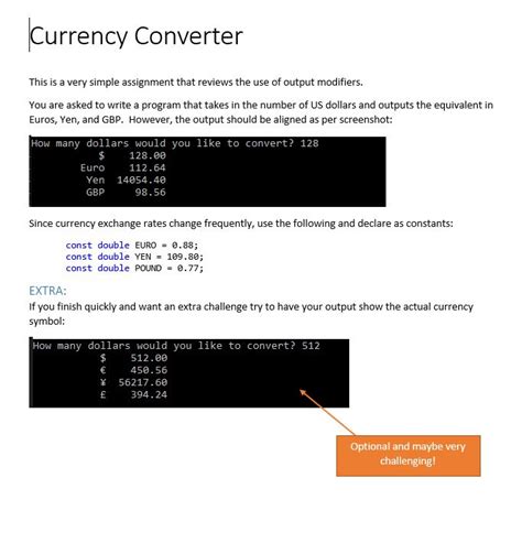 Solved Currency Converter This Is A Very Simple Assignment