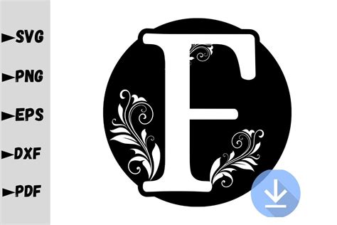 Monogram Letter F Monogram Svg Graphic By Jada Boutique Design · Creative Fabrica