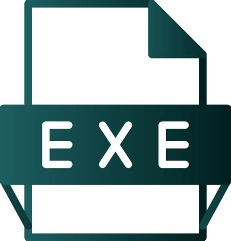 Exe File Format Icon 15575185 Vector Art At Vecteezy