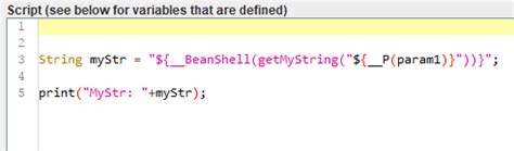 Jmeter Call BeanShell Function From BeanShell Programs Like