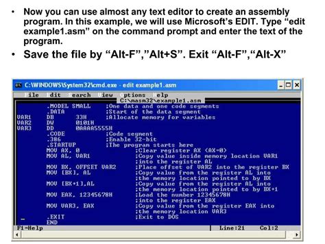 Ppt Masm Codeview Tutorials Powerpoint Presentation Free Download