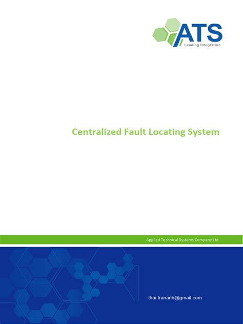Centralized Fault Locating System Pdf Databases Electric Power