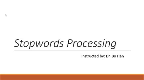 How To Remove Stopwords From Text Data Youtube