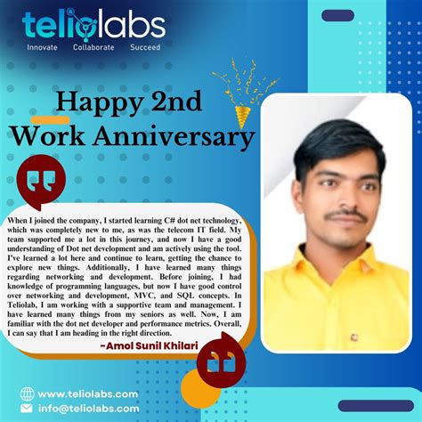 Teliolabs Communications Inc On Linkedin Workanniversary Teliolabs Work Job Employees